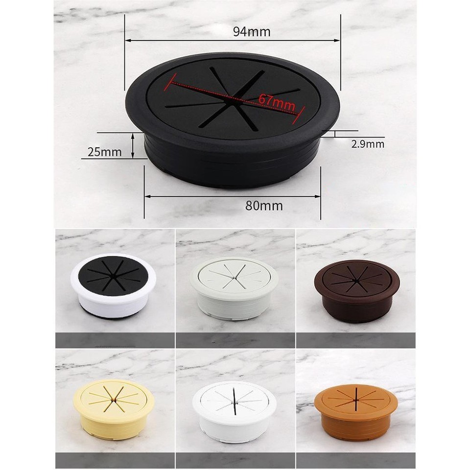 Desk Cable Tidy 80mm Opening Diameter High-quality ABS For Managing ...