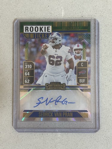 2024 Panini Contenders Rookie Ticket Auto #229 - SEDRICK VAN PRAN ...