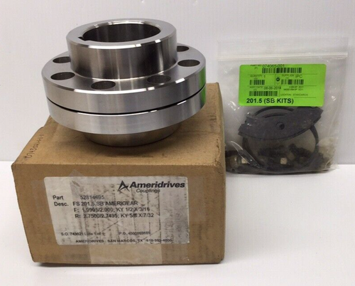 Ameridrives 52814695 Flanged Coupling Assy Splined Coupling With 2 ...