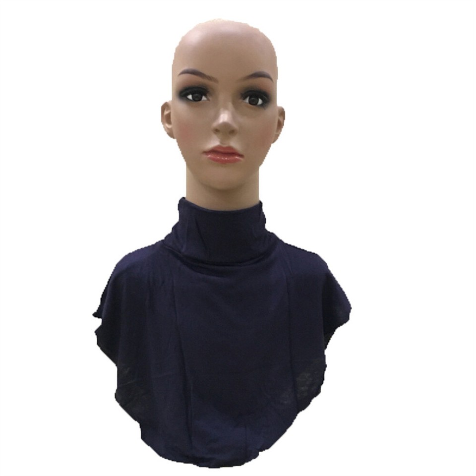 Islamic Neck Cover Fake Collar Women Muslim Full Cover Turtleneck Half ...