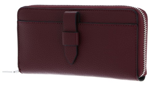 ESPRIT Casual Zip Around Wallet Garnet Red | eBay