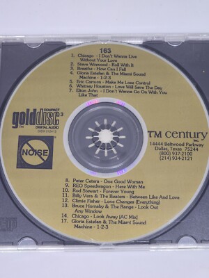 TM Century Gold Disc 163 CD Promo Rare Steve Winwood Peter Cetera Rod ...