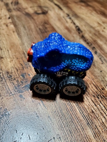 Dinosaur Head T-Rex Tyrannosaurus Rex Pull Back Toy Off-road Style Tire ...