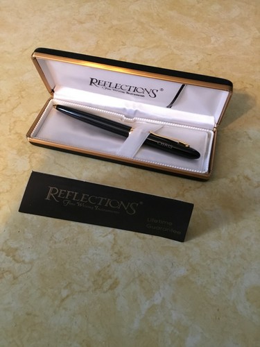 Reflections Fine Writing Instruments Black Pen Inscribed Chris | eBay