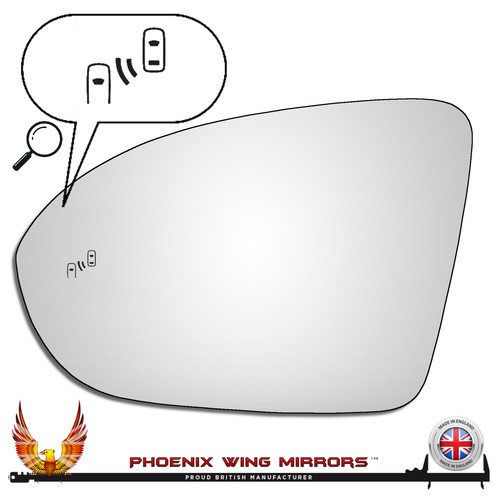 Left Hand Passenger Side Vauxhall Astra K 2016-2022 Convex Wing Mirror ...