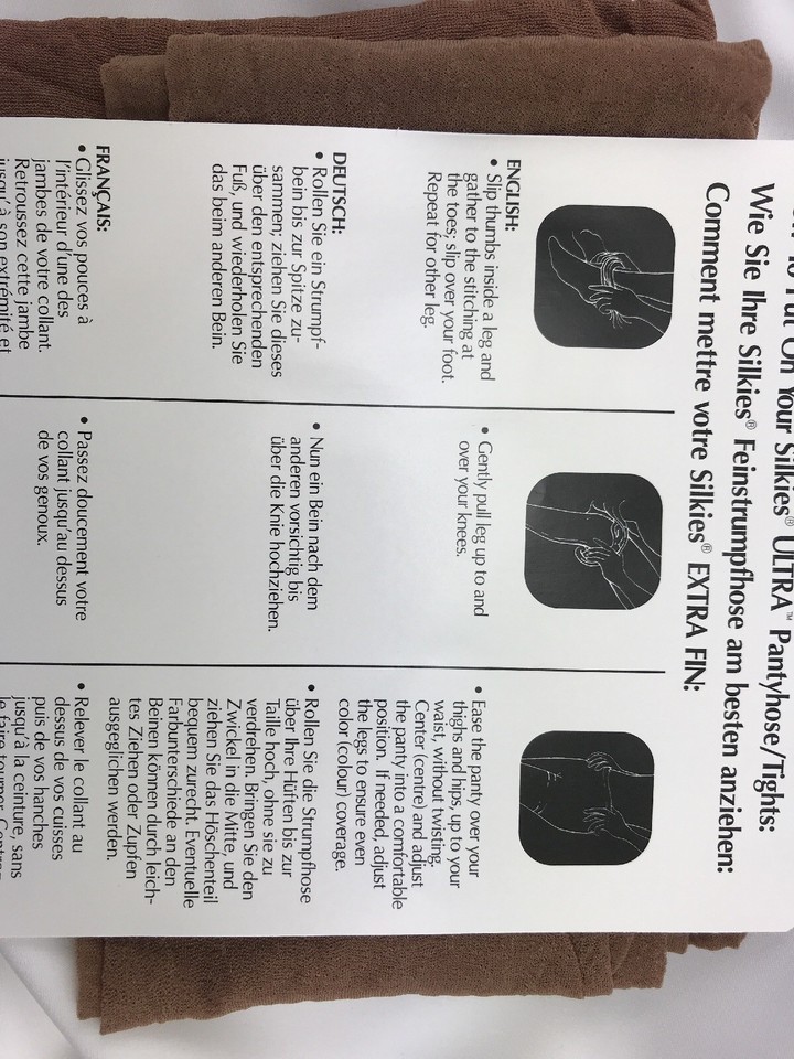 Silkies Ultra Control TLC Hosiery Extra Tall Beige Honey Nylons ...