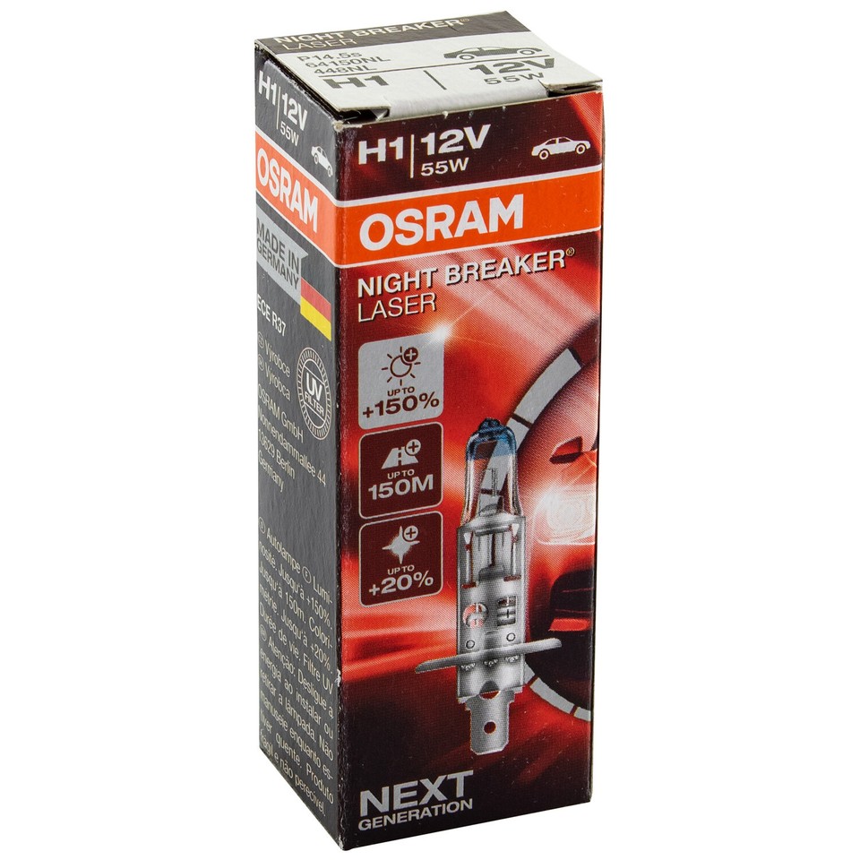 Faro Sinistro Inclusi Lampadine OSRAM H7 H1 Per Renault Master III ...