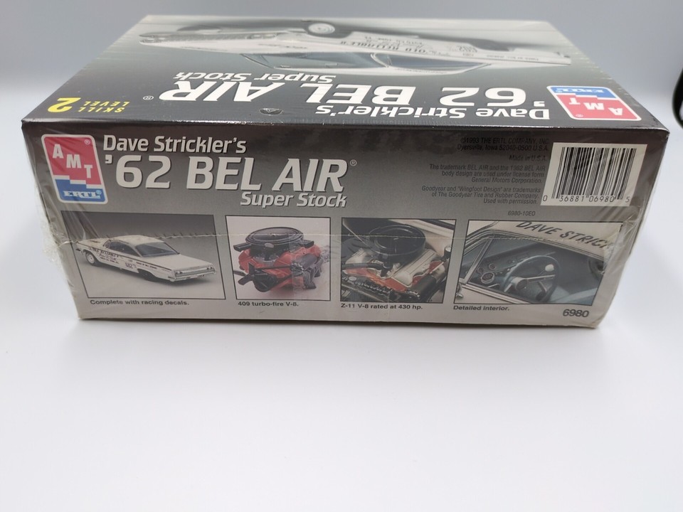 Dave Strickler's '62 Bel Air Super Stock Model Car, 1993, AMT/Ertl, New ...
