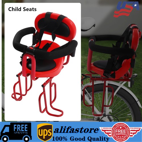 Rear Child Bike Seat Baby Kids Bicycle Chair Carrier Safety Toddler ...