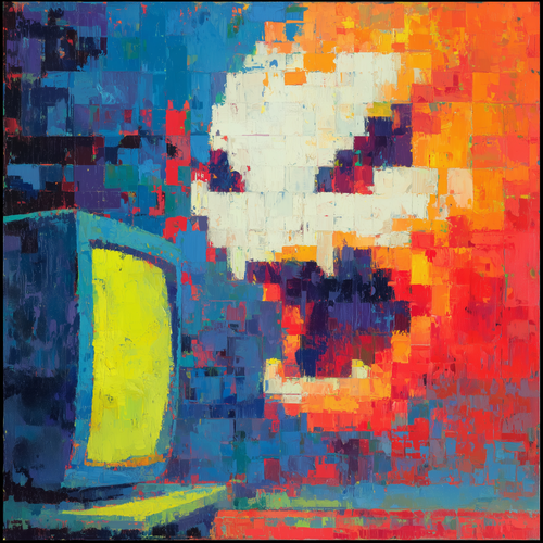 🚨 Retro Arcade Style Art | Invader Inspired | Giclée 24x24 | COA ...