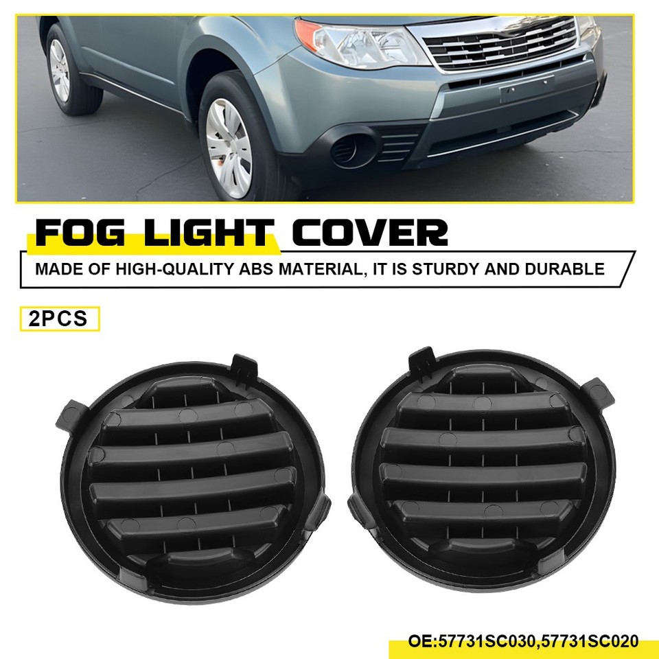 2PCS Fog Lamp Hole Cover Fit Subaru Forester 2009-2013 57731SC030 ...