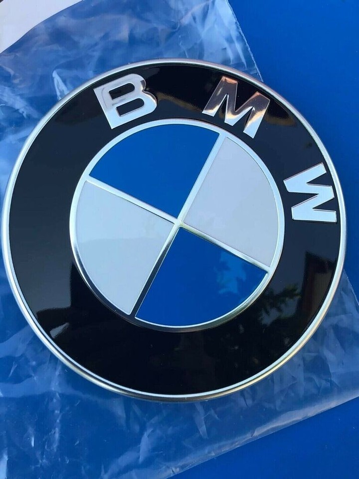 Original BMW 82mm Car Front/ Rear / Bonnet/ Trunk Emblem Badge Logo ...