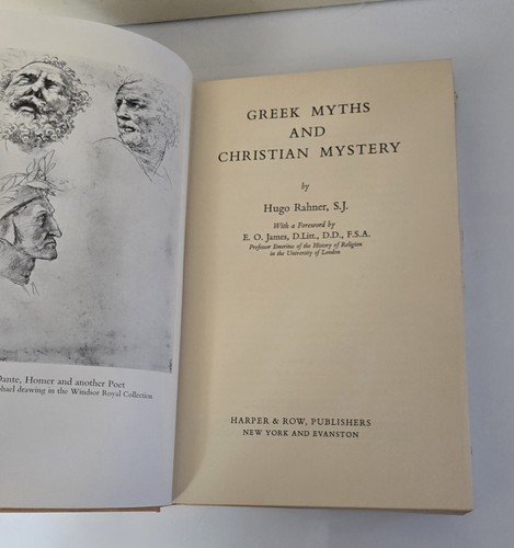 Greek Myths and Christian Mystery by Hugo Rahner SJ Hardback Book ...