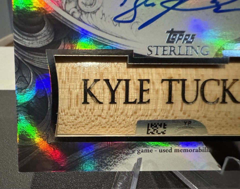2025 Topps Sterling-#SNP-KT 1/1 Kyle Tucker Autographed Bat Nameplate ...