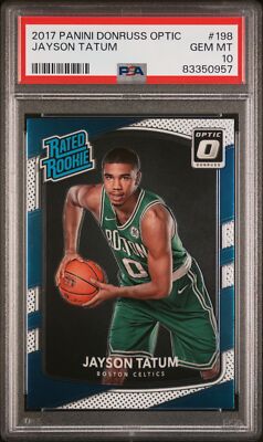 2017 Donruss Optic #198 Jayson Tatum Rookie Card Graded PSA 10 | eBay