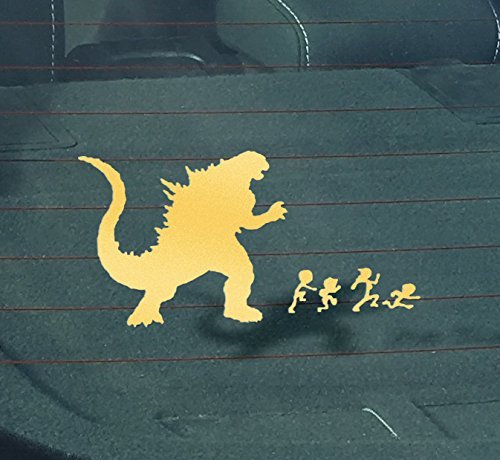 Godzilla Gold Decal Sticker Window car truck SUV 6" | eBay