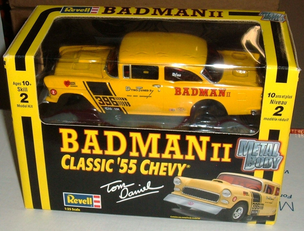 Tom Daniels Badman II Revell 1:25 Metal Body Model Kit Classic Yellow ...
