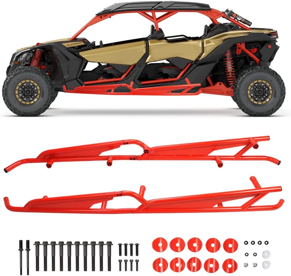Nerf Bars Rock Sliders for 2017-2024 Can-Am Maverick X3 Max - 4 Seater ...