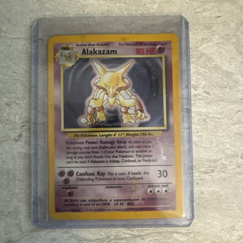 Pokémon TCG Alakazam Base Set 1/102 Holo Unlimited Holo Rare | eBay