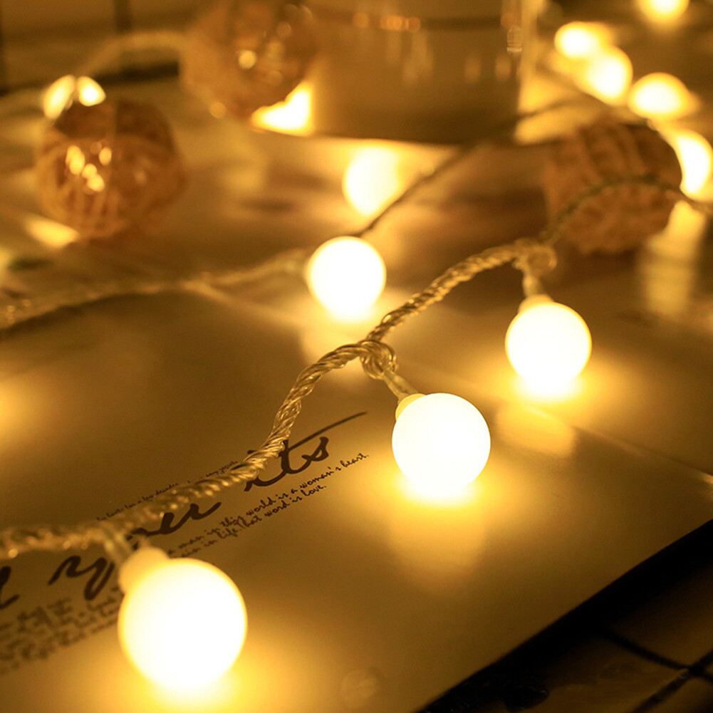 Save Energy 40 LED Ball String Christmas LED Lights for Holiday (6m ...