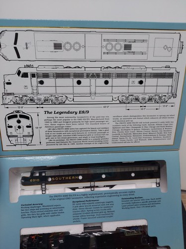Proto 2000 Series E8/9 Locomotive HO Scale No. 21011 Southern 6910 | eBay
