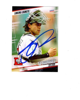 CJ Rodriguez 2024 Lansing Lugnuts signed autograph baseball card ...