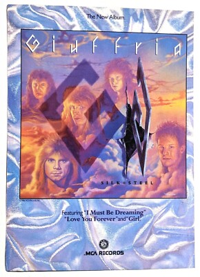 GIUFFRIA / GREGG GIUFFRIA / 1986 SELF TITLED LP / ALBUM MAGAZINE PRINT ...