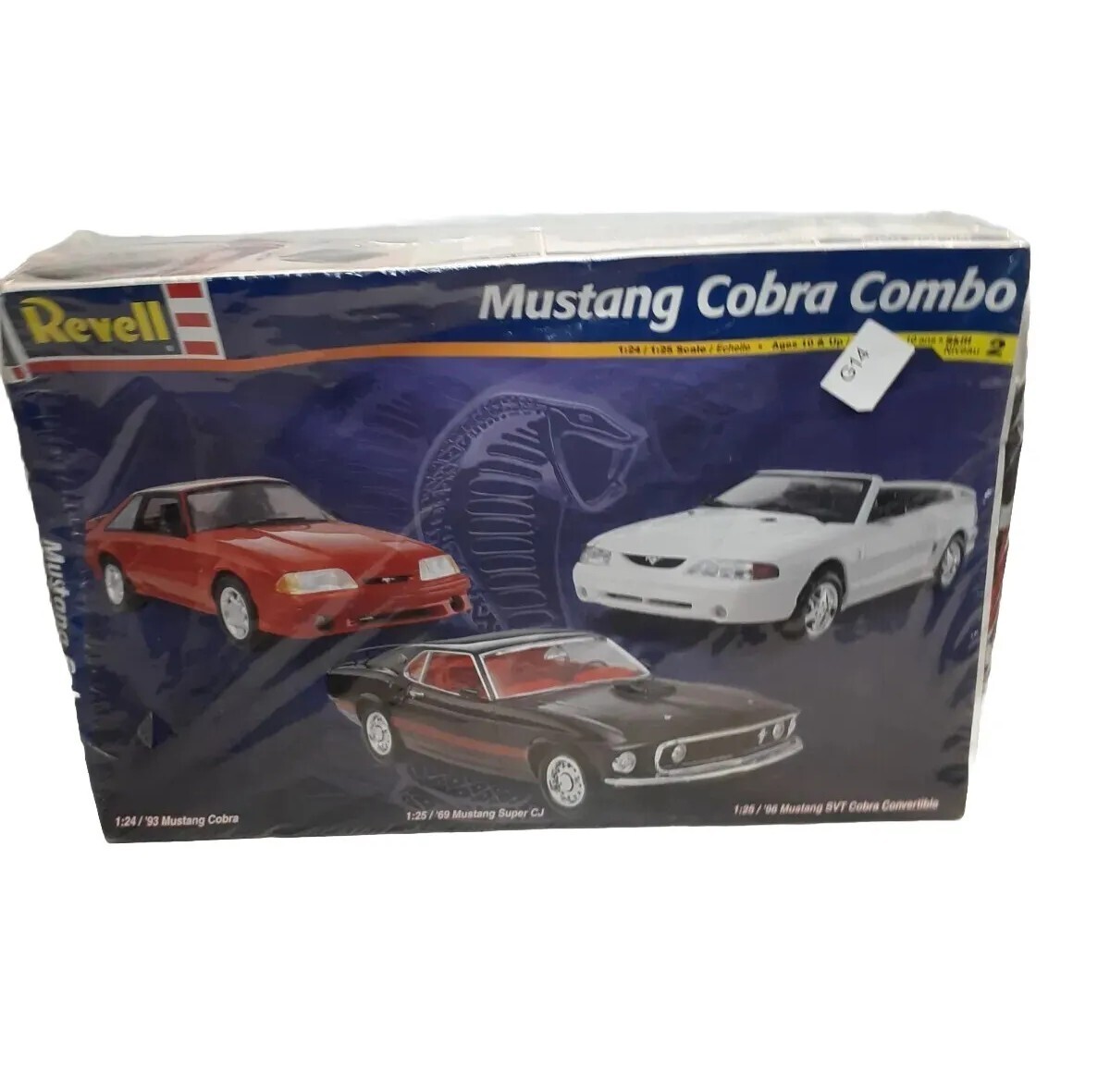 Revell 1993 Mustang Cobra 69 Super CJ 1996 SVT Cobra Combo Model Car ...