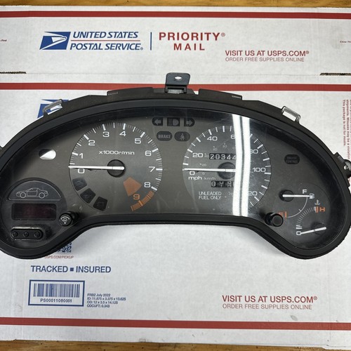 93-97 Civic Del Sol Si B16 9k Rev DOHC VTEC MT Gauge Cluster ...