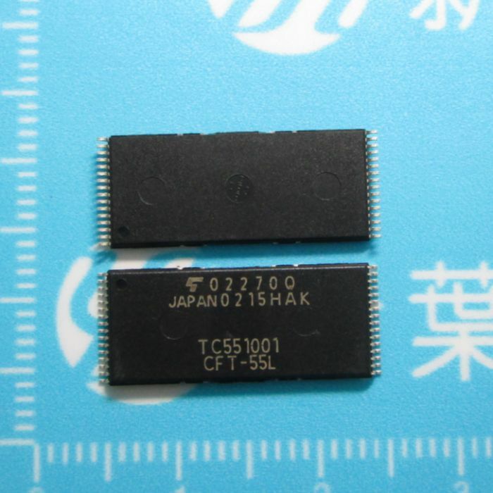 TOSHIBA TC551001CFTI-85L -128KX8 STANDARD SRAM, 85ns TSOP 32 PIN IND ...