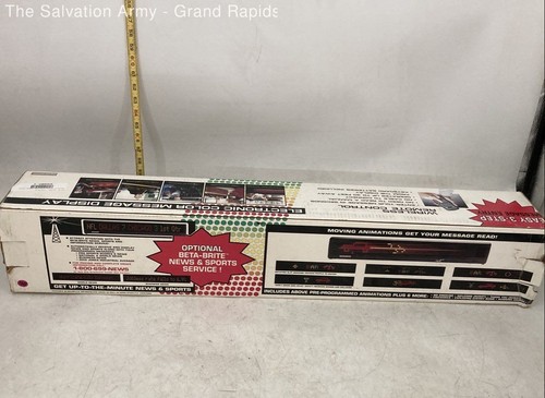 Beta-Brite Black Portable Wall Mounted Electronic Color LED Message ...