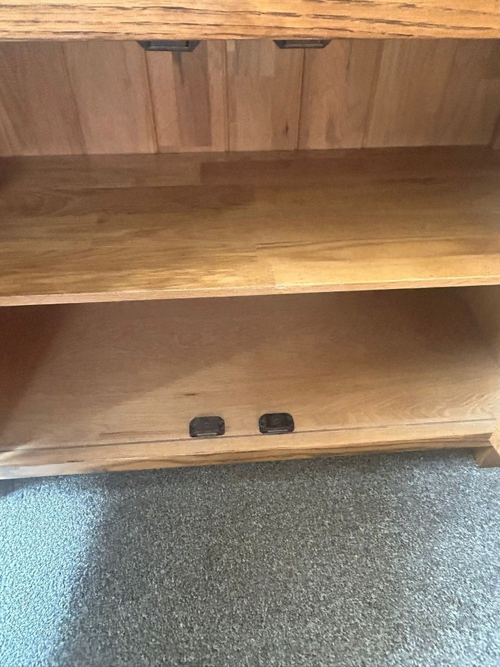Small Solid Oak Sideboard | eBay UK