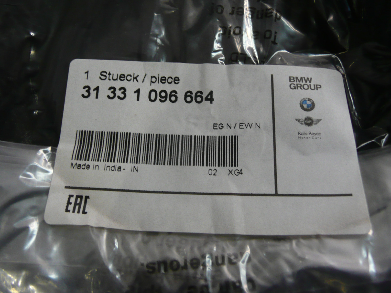 2x NEW GENUINE BMW E39 E46 E60 E61 E63 E64 SPRING PAD FRONT LOWER ...