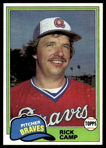 1981 Topps #87 Rick Camp - Atlanta Braves | eBay