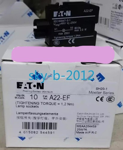 1 PCS NEW EATON MOELLER button lamp holder A22-EF | eBay