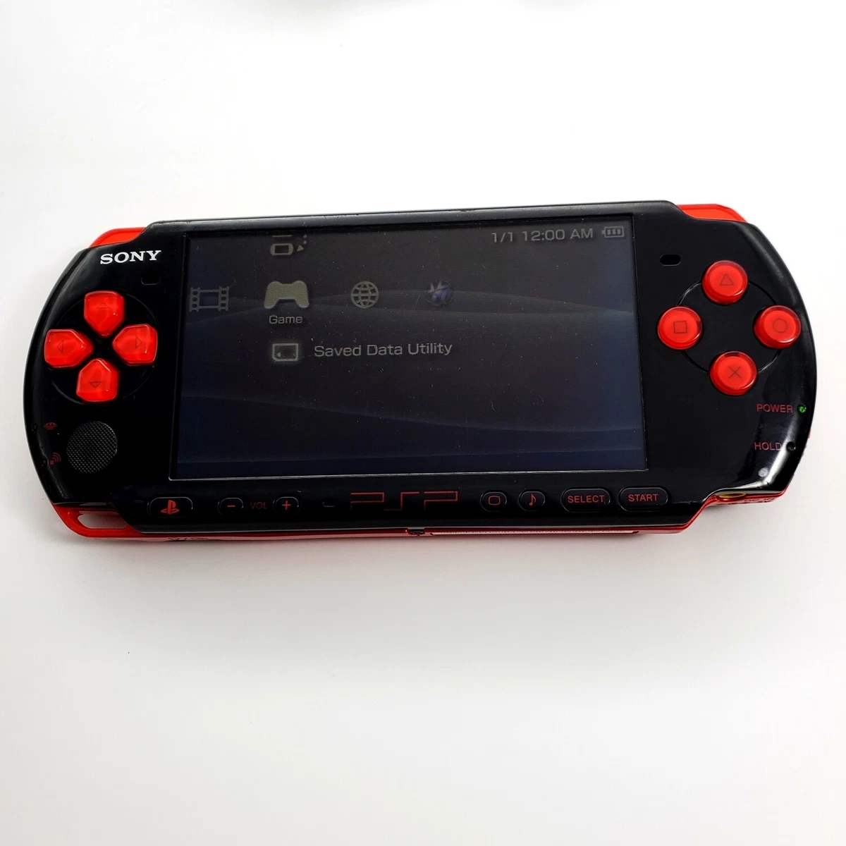 Psp 3000 Red Black
