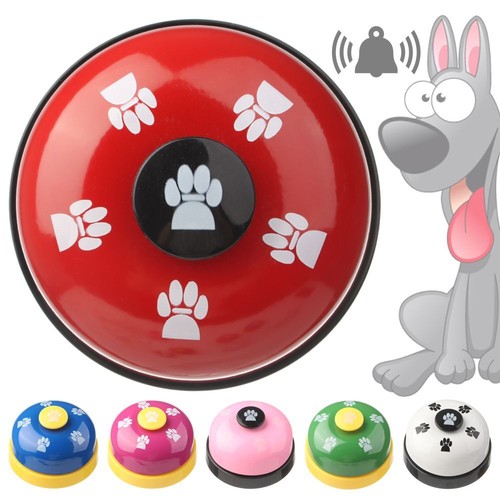 Footprint Paw Pet Bell Ring Training Bell Phone Ringing Feeding Calling ...