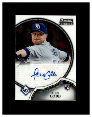 2011 Bowman Sterling Rookie AUTOGRAPH Alex Cobb #14 Rookie RAYS | eBay