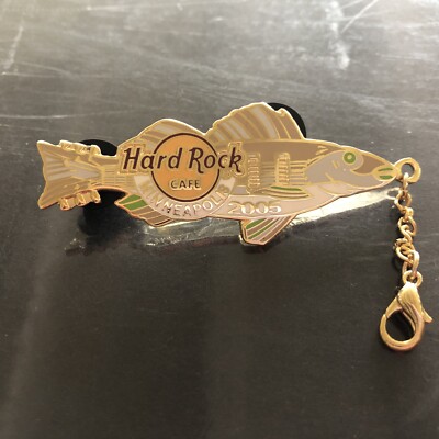 Hard Rock Cafe HRC Minneapolis Walleye Fish Pin, 2005, NIP | eBay