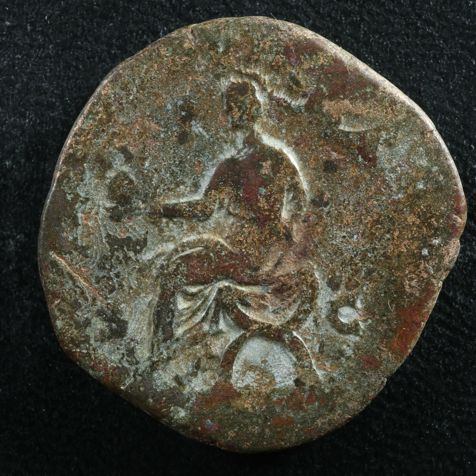 Commodus Sestertius 186 crowned by Victory Rome RIC 463 Commode ...