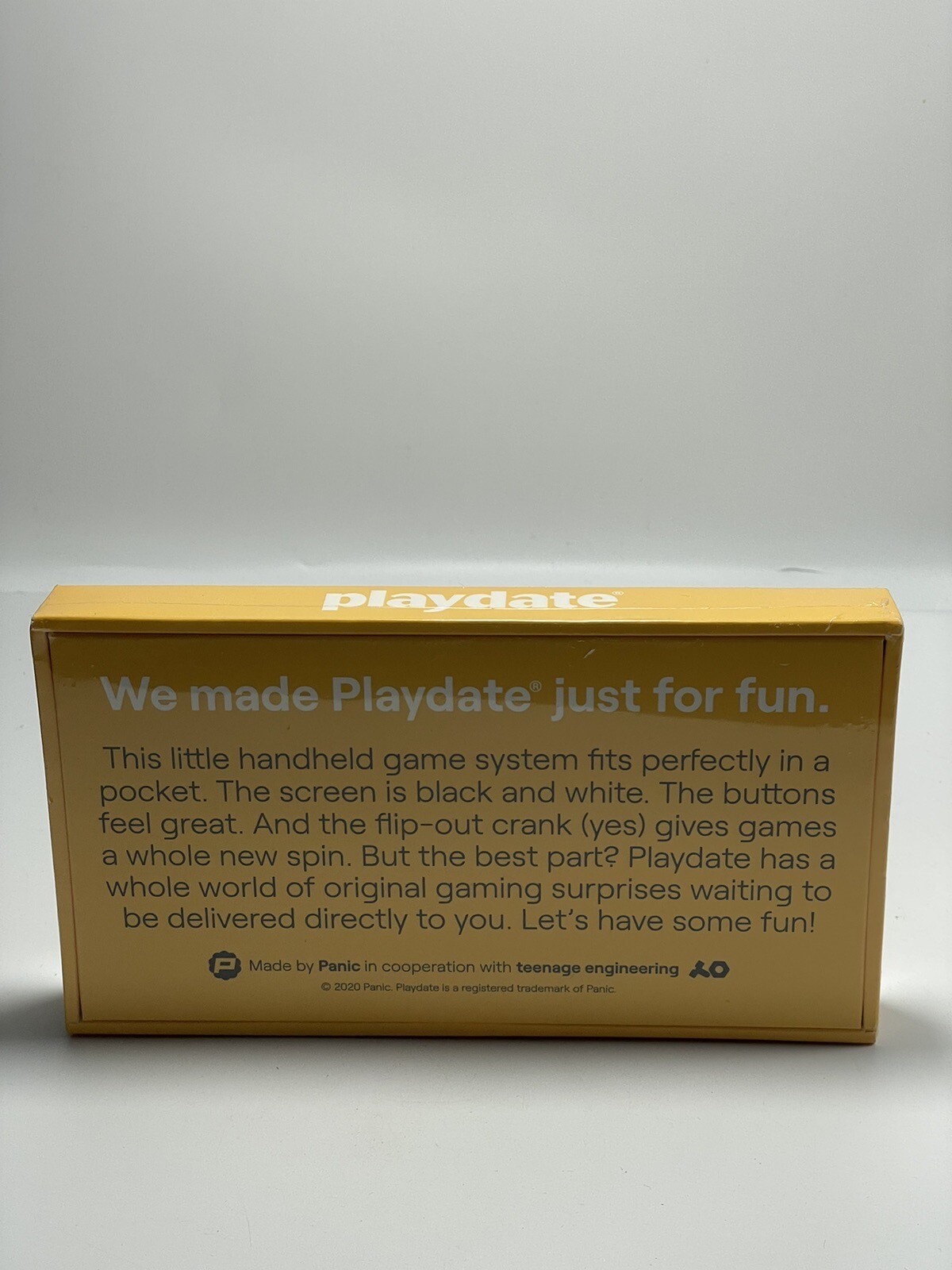 Playdate Console - Yellow (PDU-Y-01) - Sealed ! 855731008012 | eBay