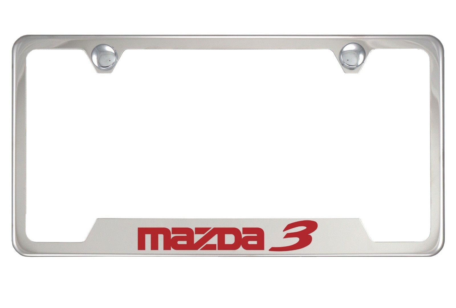 Chrome License Plate Frame for Mazda3, Mazda 3 | eBay