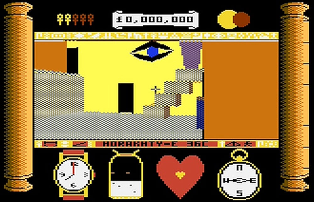 TOTAL ECLIPSE - SPOTLIGHT ON 3D-ADVENTURE [C64] Commodore C128 BIGBOX Cinemaware | eBay