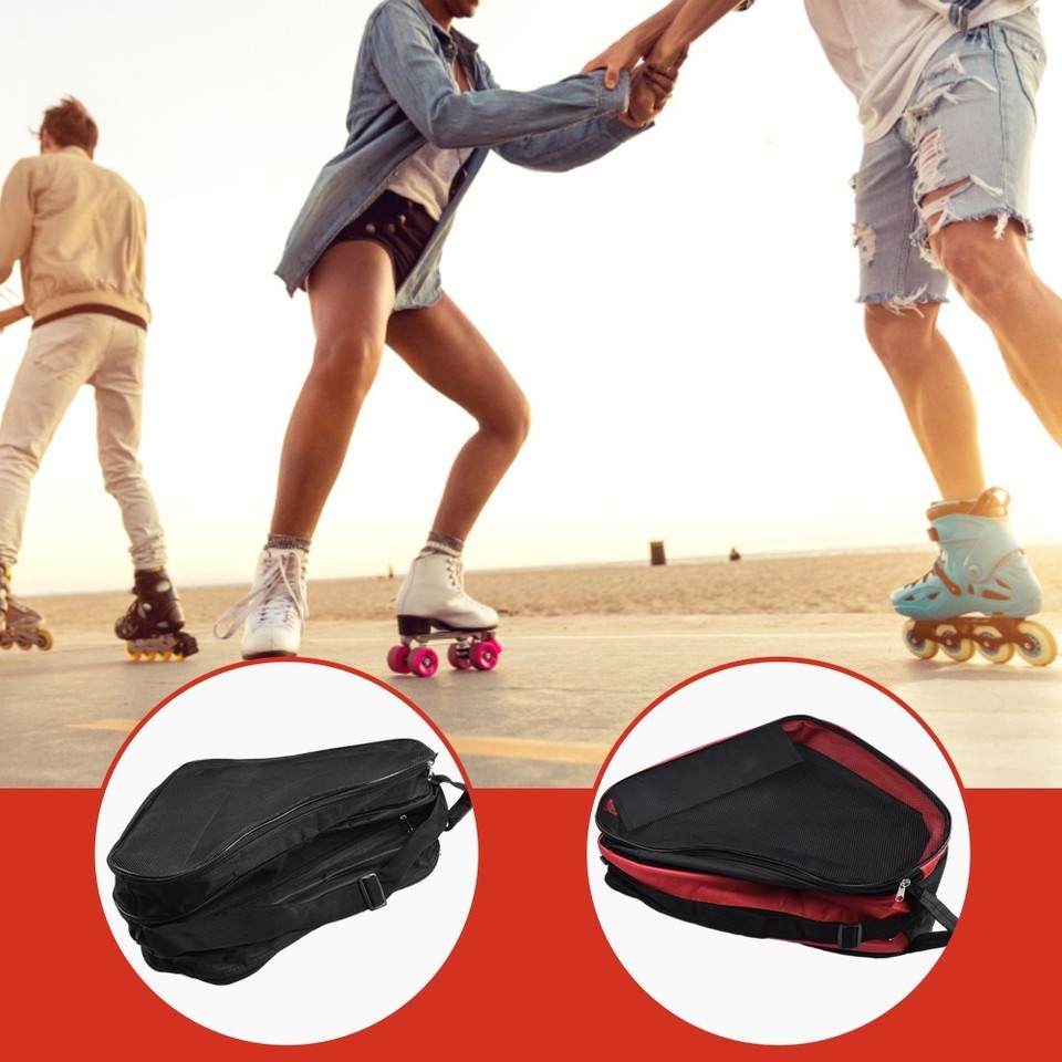 Outdoor Inline Roller Skating Shoe Bag Ice Skates Carry Bag Storage Bag ...