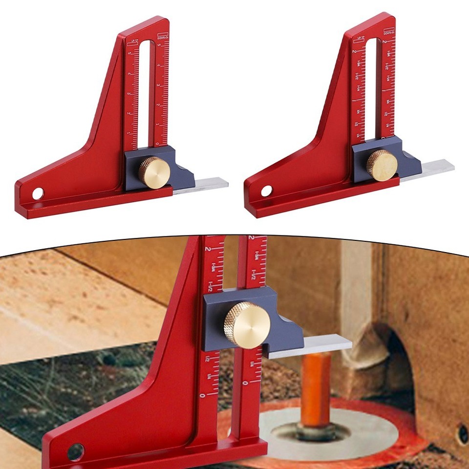 Router Height Measurement Gauge with Inch and Metric Scale for ...