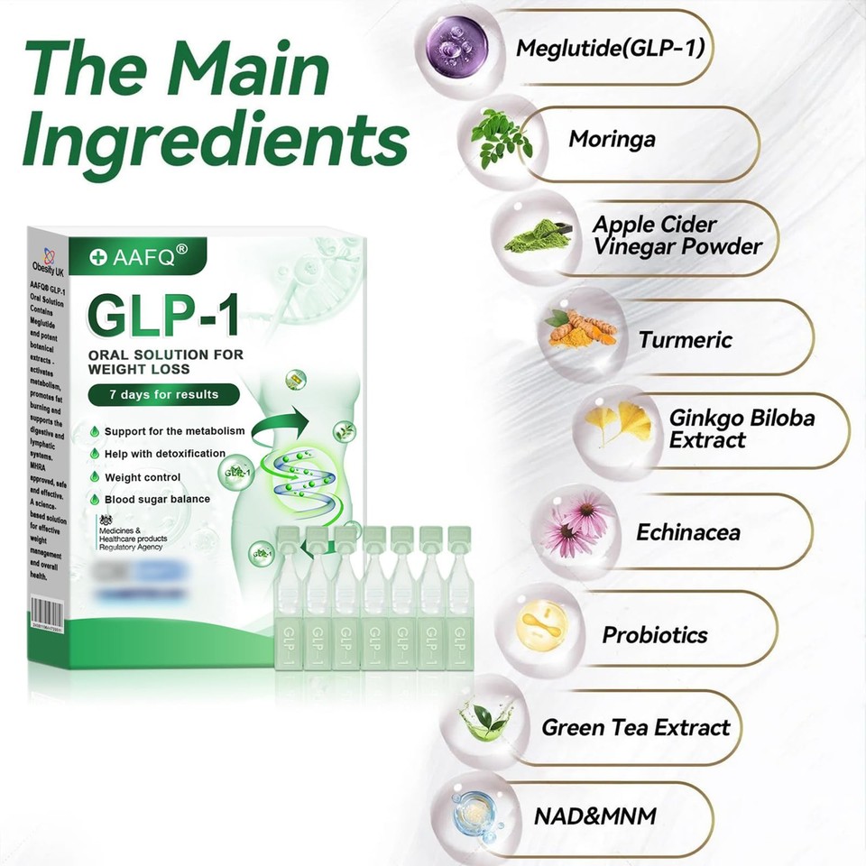 AAFQ GLP-1 Oral Solution, Advanced GLP-1 Drops, AAFQ GLP-1 Oral Liquid | eBay UK