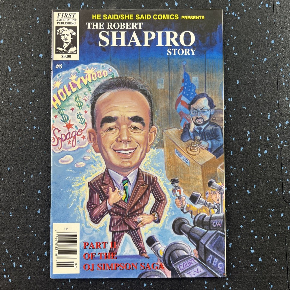 HE SAID/SHE SAID COMICS 3x Lot (1994 1st Amendment) Bill Clinton O.J ...