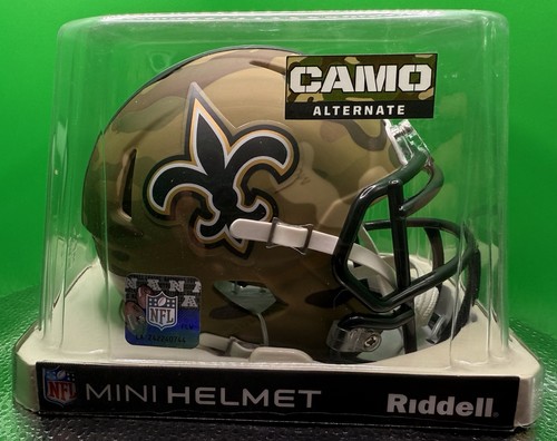 New Orleans Saints NFL Riddell Camo Alternate Salute To Service Mini ...