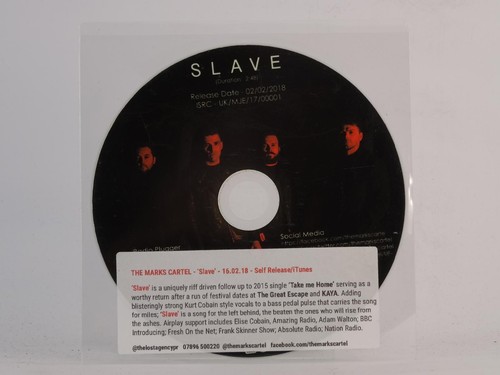 THE MARKS CARTEL SLAVE (E67) 1 Track Promo CD Single along with Plastic ...