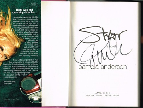 Pamela Anderson SIGNED Star A Novel Book Baywatch Book COA | eBay
